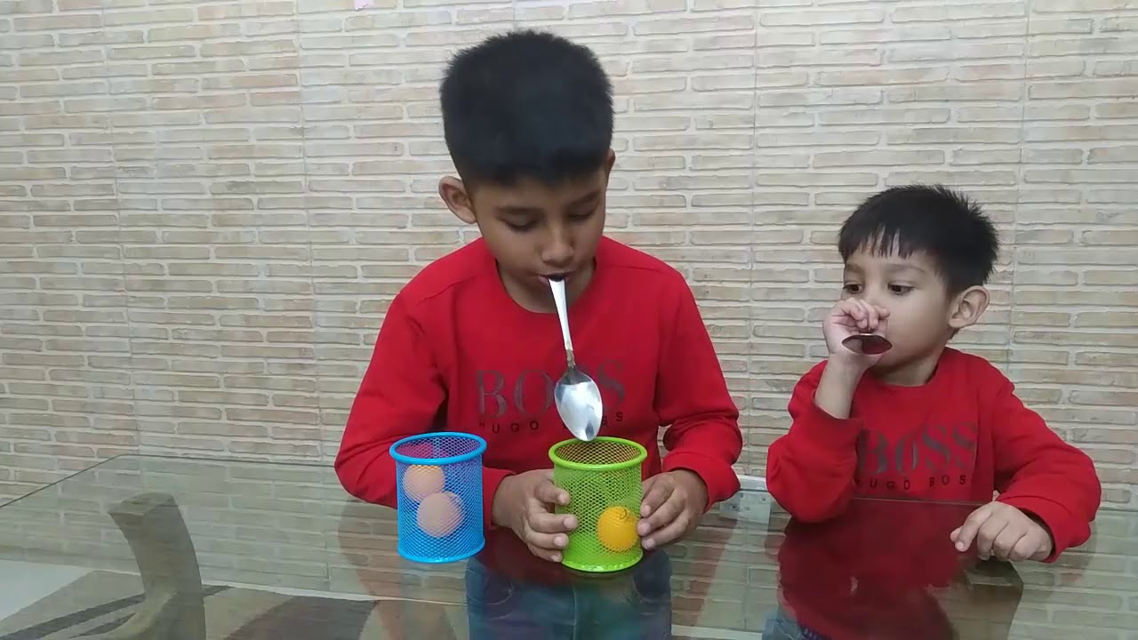 Kids creativity with ping pong balls| Kids Indoor activities |Kids Fun ...