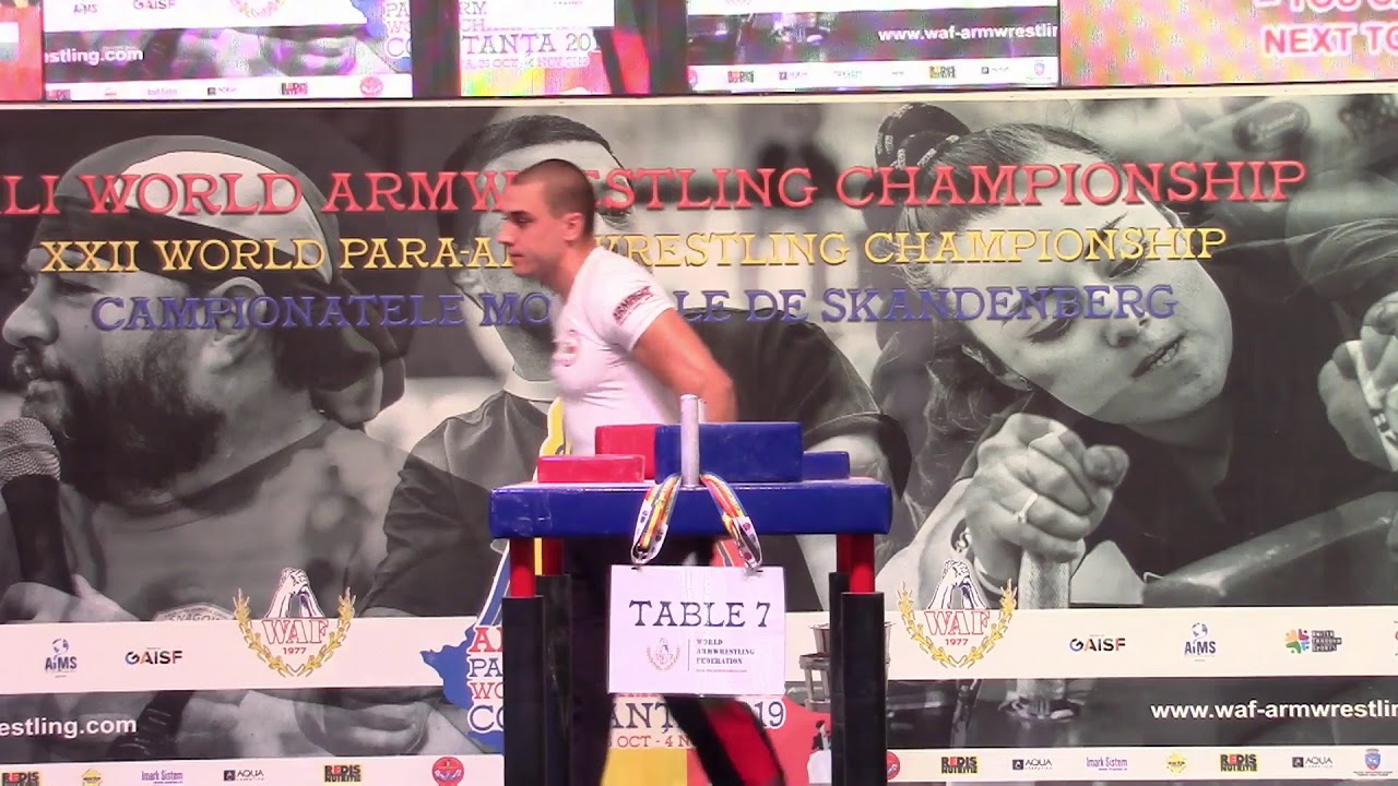World Armwrestling Championship 2019 RIGHT ARM SENIORS T 7 - YouTube