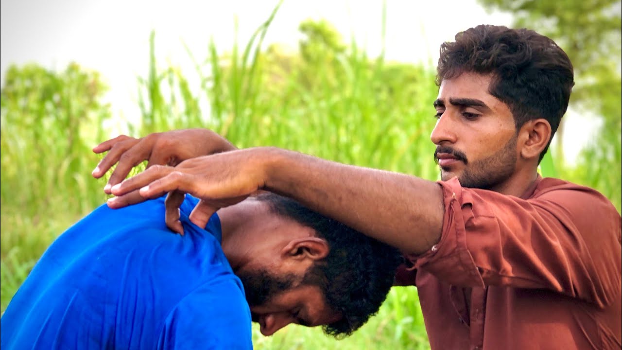 Bengali Barber Amazing Back & head Massage For Only $1 Dollar|ASMR ...