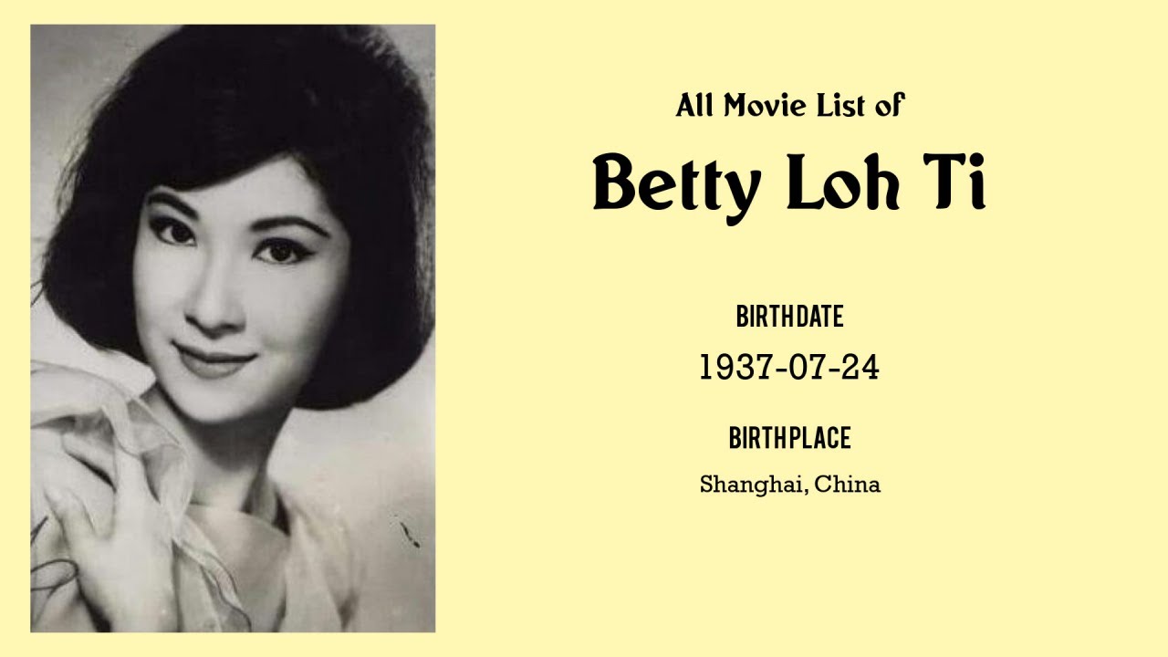 Betty Loh Ti Movies list Betty Loh Ti| Filmography of Betty Loh Ti ...