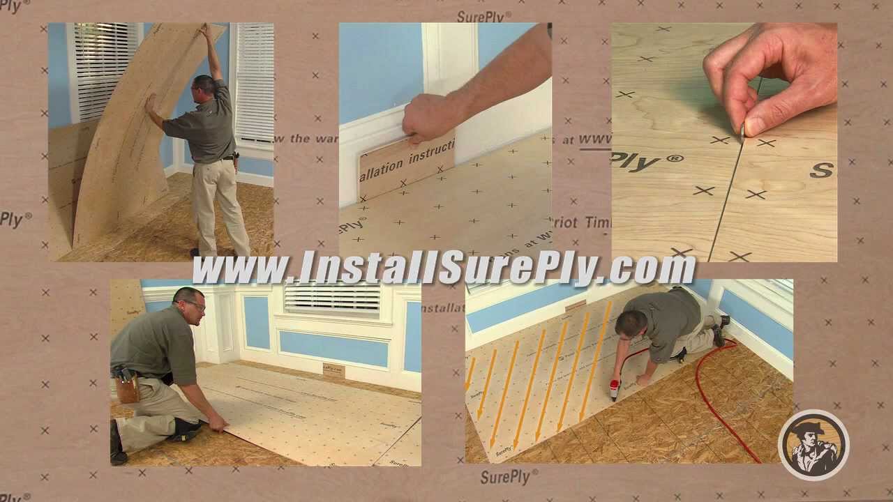 Sureply Underlayment - YouTube