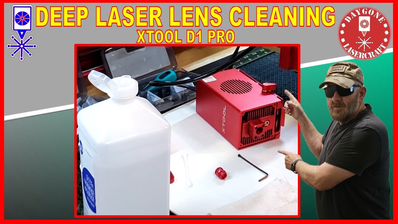 Deep Lens Cleaning | XTOOL D1 Pro Laser - YouTube
