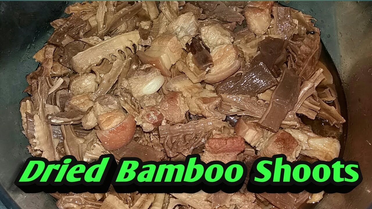 Dried Bamboo Shoots / Dried Bamboo Shoots with Pork Belly - YouTube