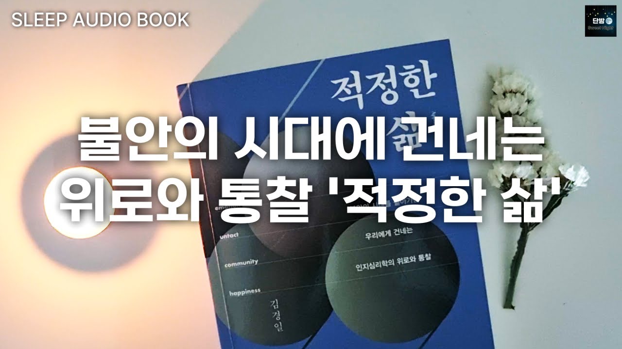 불안의 시대에 건네는 위로 🌙ㅣ적정한 삶ㅣKorean man reading a bookㅣ중간광고없는ㅣ잠잘 때 듣는,잠 안올 때 ...