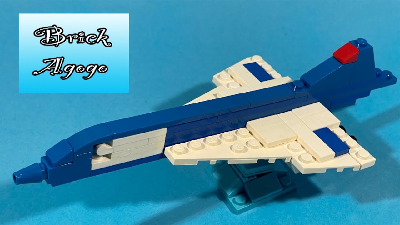 Lego Concorde Pepsi livery - Lego Custom MOC - YouTube