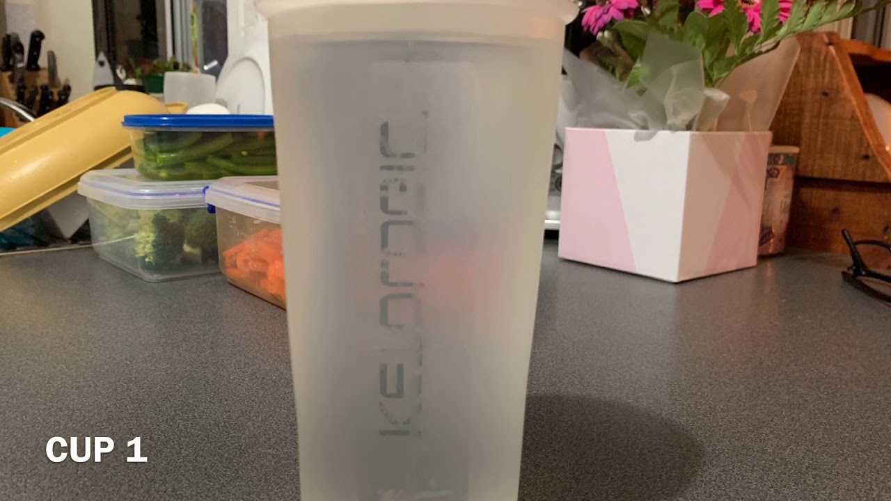 Volume using different cups - YouTube