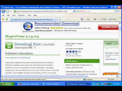 how to download and register hypercam 2 free - YouTube