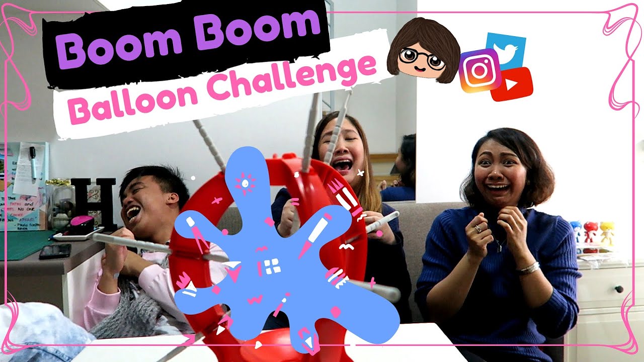 Boom boom balloon challenge - YouTube