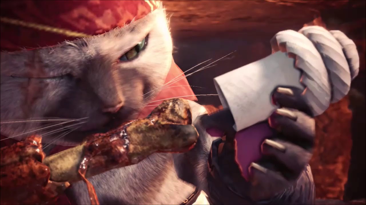 ALL FOOD CINEMATICS | MONSTER HUNTER : WORLD - YouTube