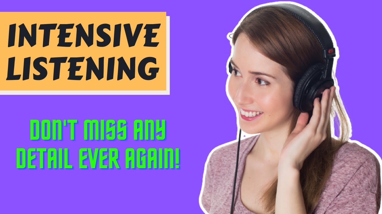 Intensive Listening - YouTube