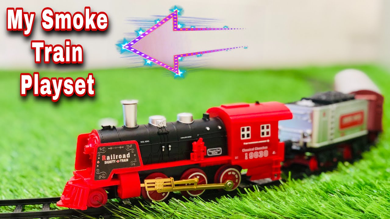 My Remote Control Smoking Train | Train Toys With Smoke | Toy Mall ...