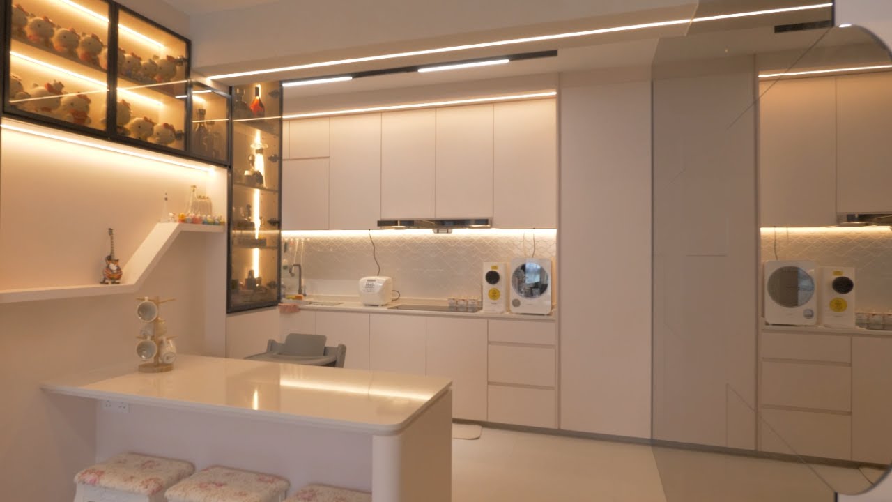 Open Spaces, Hidden Doors: A HDB Home Tour at Kallang Breeze - YouTube