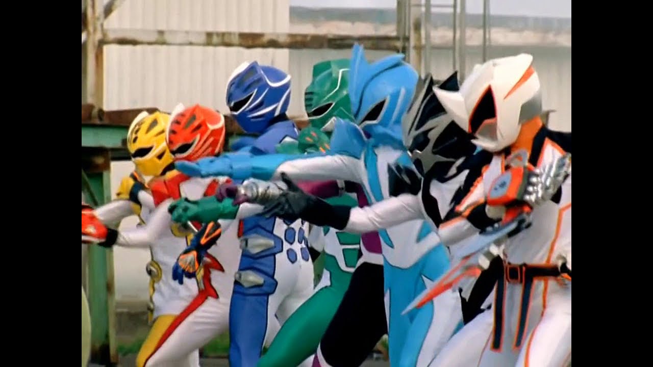 Power Rangers Furia Animal | Todos los ranger se unen - YouTube