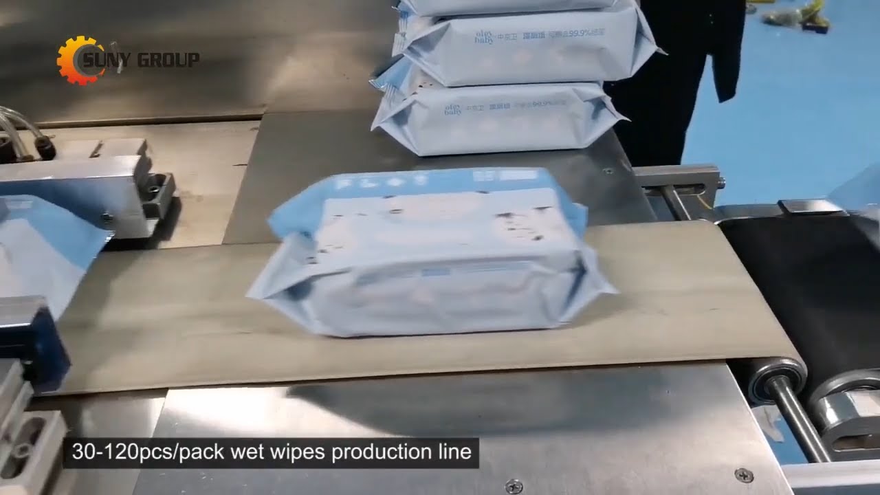 Wet Wipes Factory - Automatic Wet Tissue Production Line Made by SUNY ...