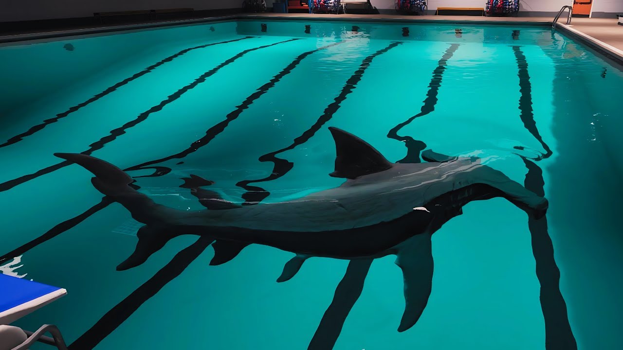 Trying to SURVIVE 10 laps with a HAMMERHEAD | Sharks and Minnows - YouTube
