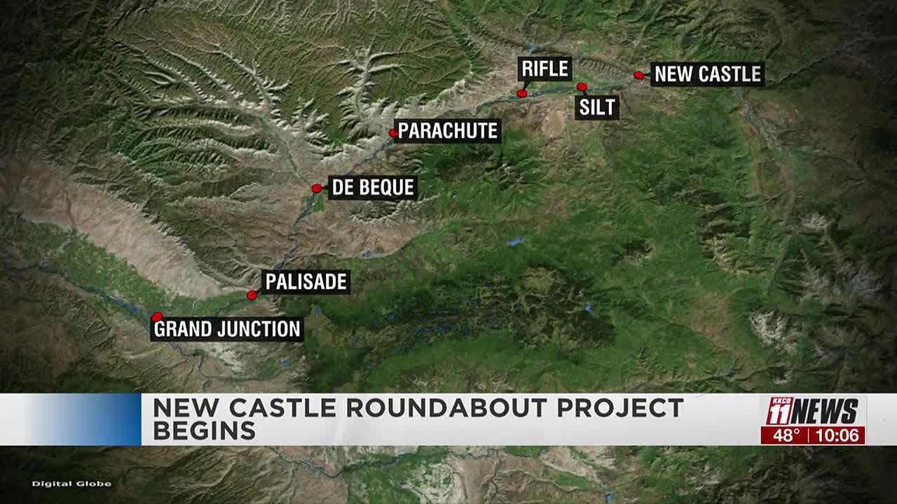 New Castle roundabout project begins this week - YouTube