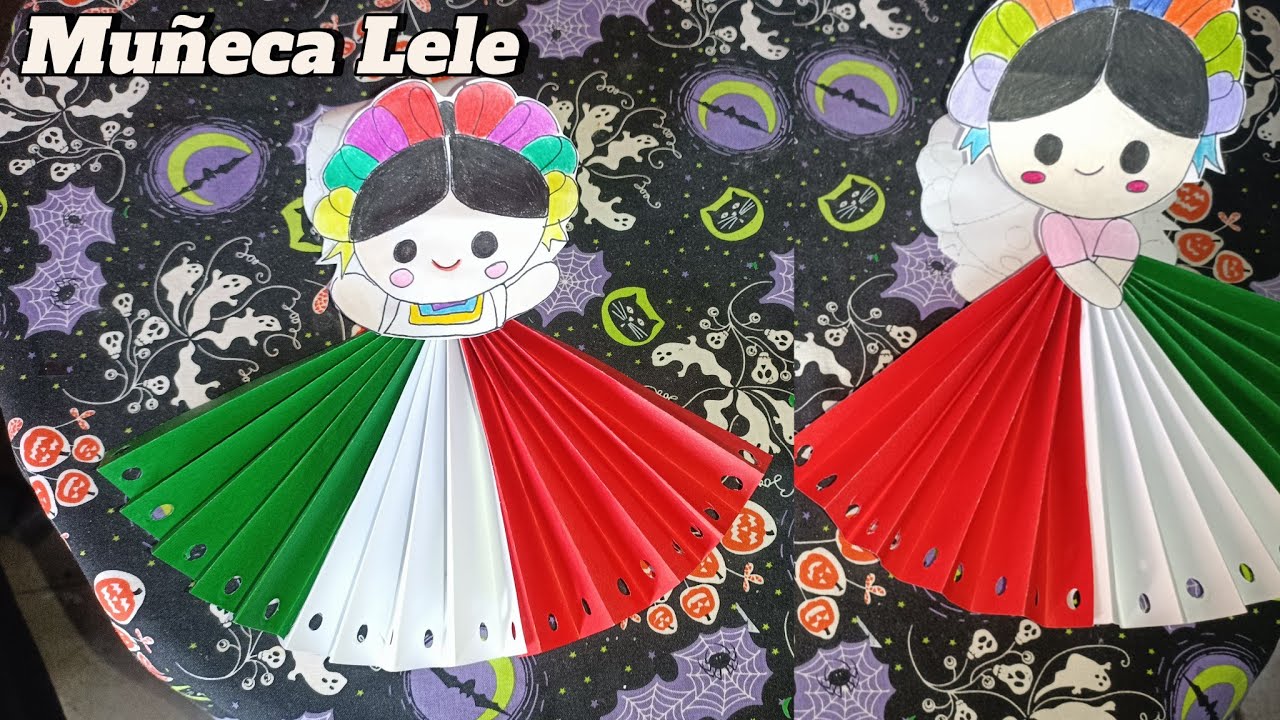 Cómo hacer una Muñeca LELE de papel paso a paso | Tutorial fácil - YouTube