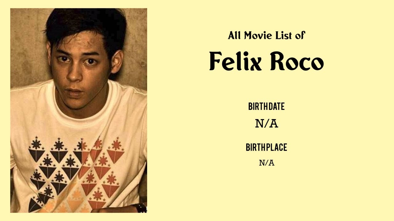 Felix Roco Movies list Felix Roco| Filmography of Felix Roco - YouTube