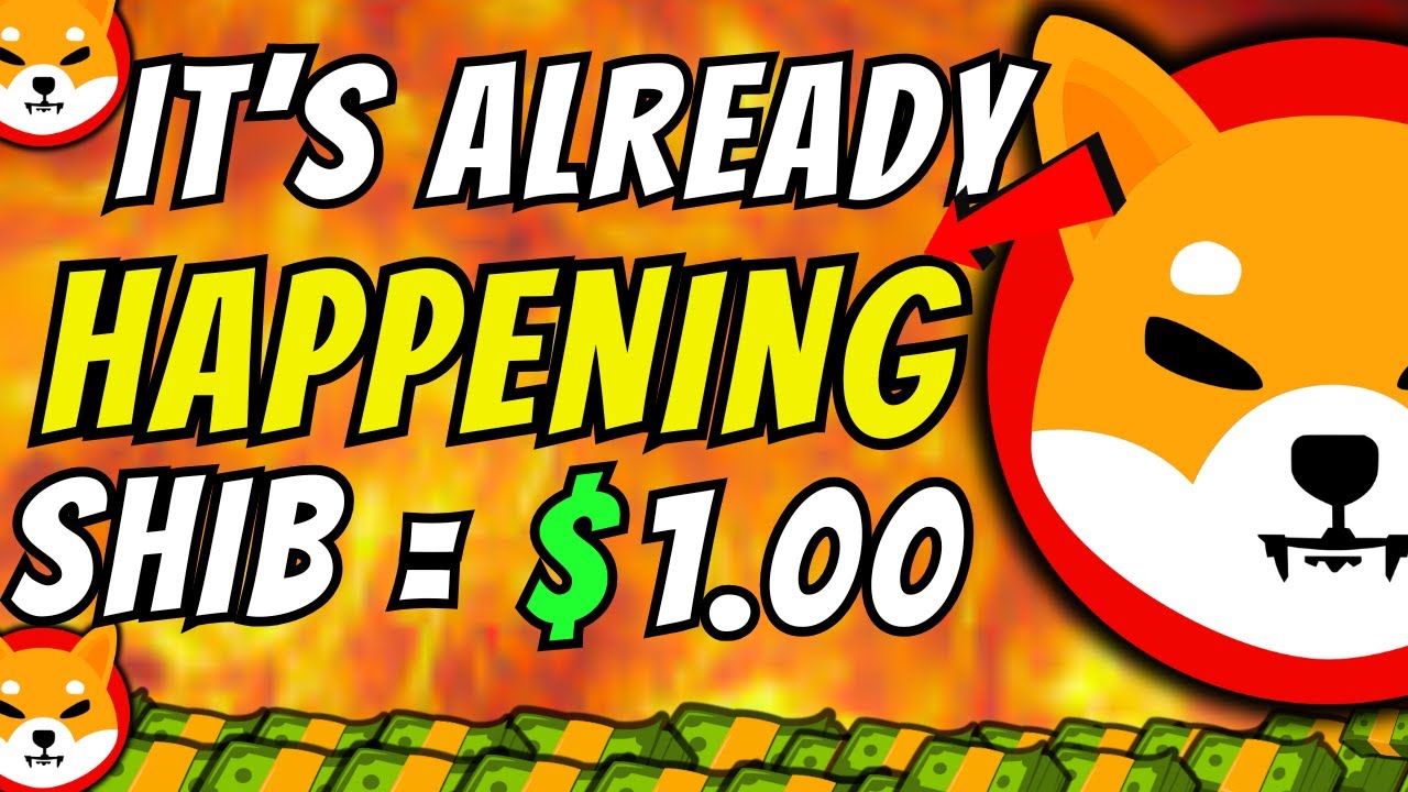 SHIBA INU - THIS SHOULD GET YOU EXCITED!!! IT'S ALREADY HAPPENING ...