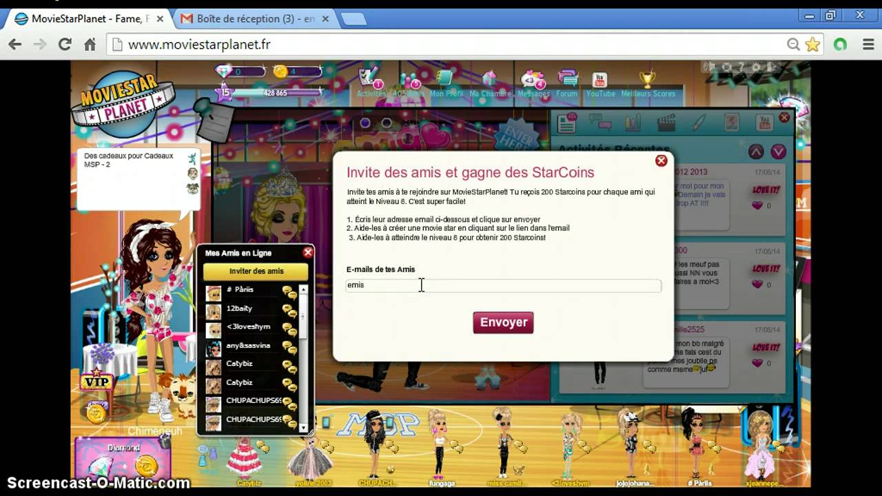 Moviestarplanet - Comment gagner 200 starcoins gratuit - YouTube