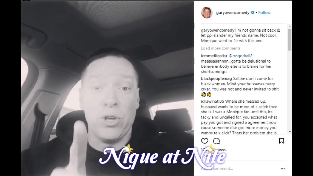gary Owen Goes In on Monique defending will packer - YouTube