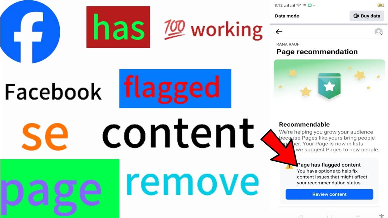 Facebook page recommendations 2024||How to remove facebook flagged ...