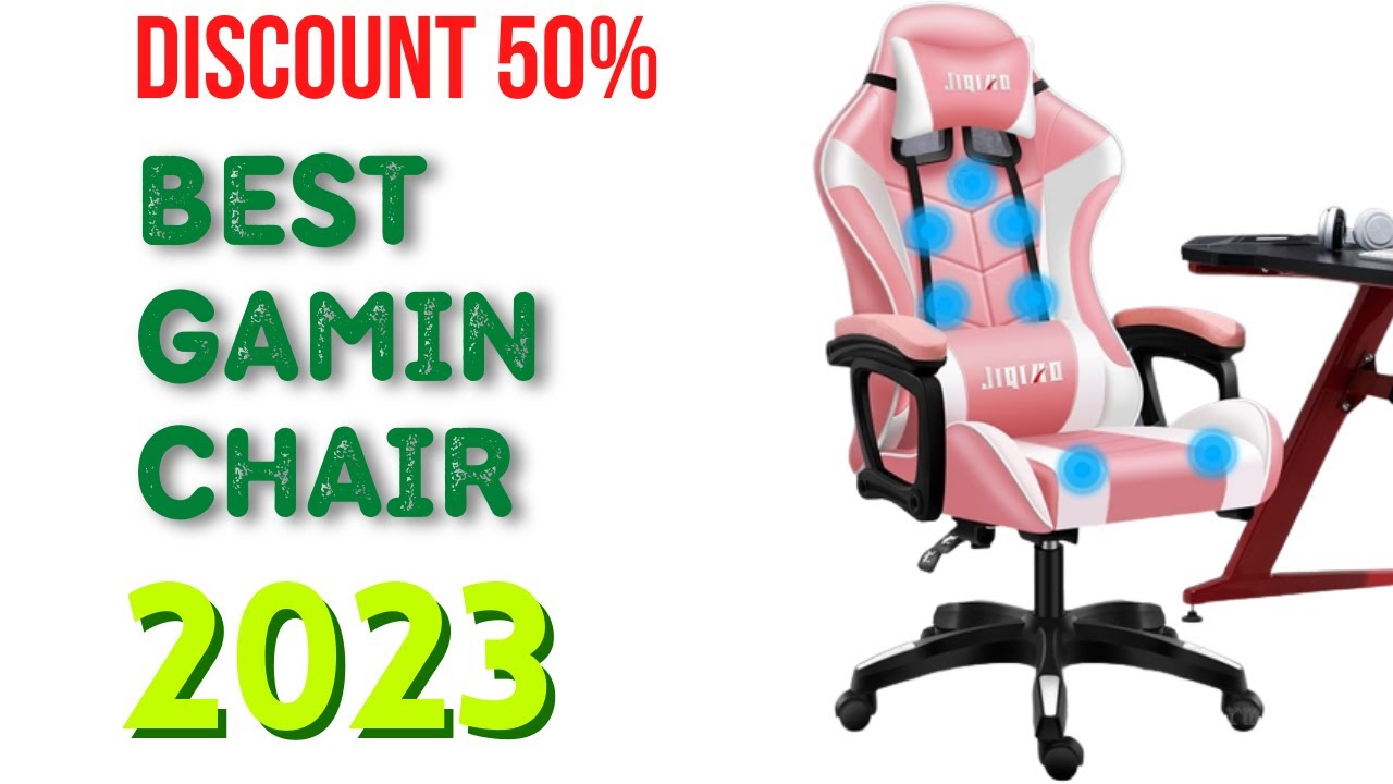 Home Ergonomic Gaming Chair Waterproof Back Support Massage Desk Art ...