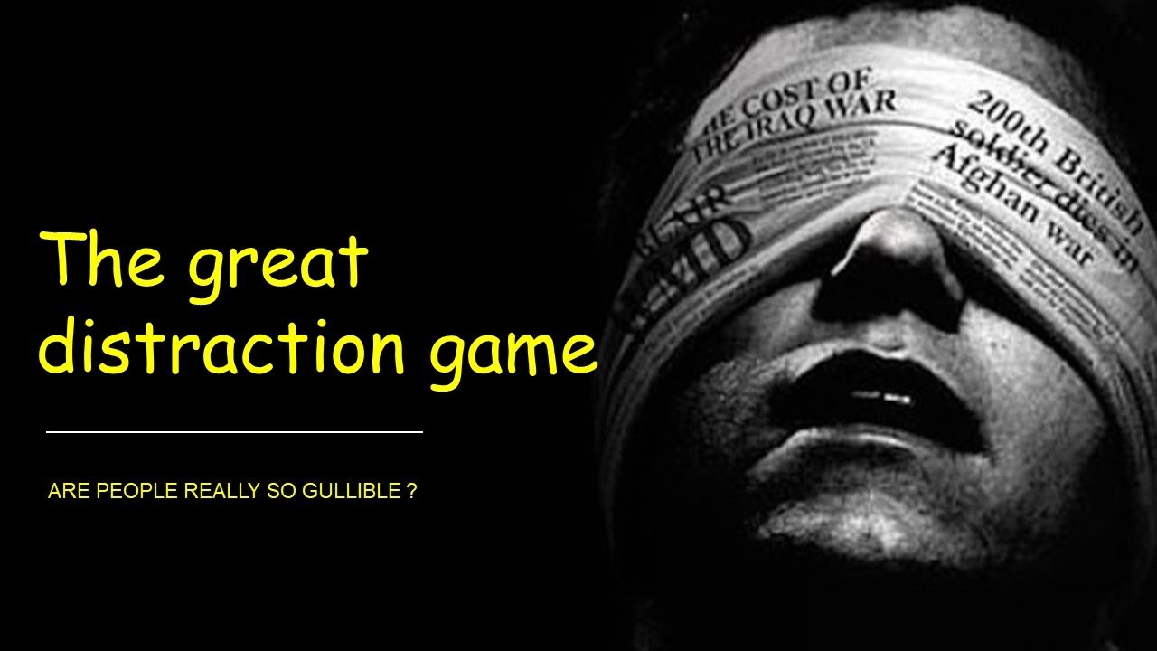 The great distraction game (are people really so gullible) - YouTube
