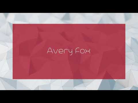 Avery Fox - appearance - YouTube