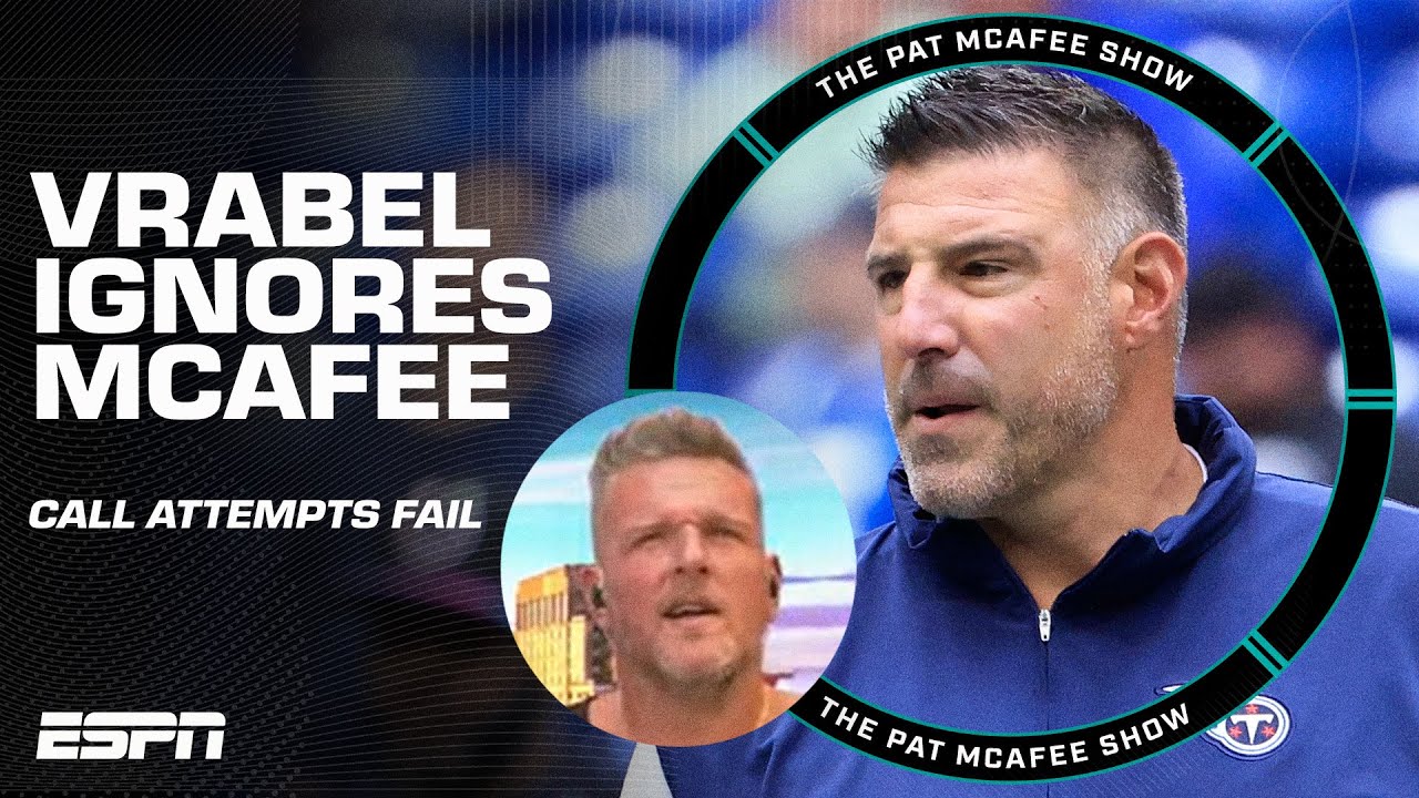 Why won't Mike Vrabel answer?! 😩 | The Pat McAfee Show - YouTube