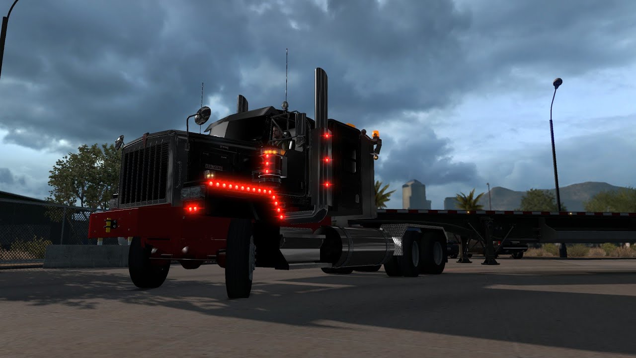 ATS sim moded truck kenworth c500 - YouTube