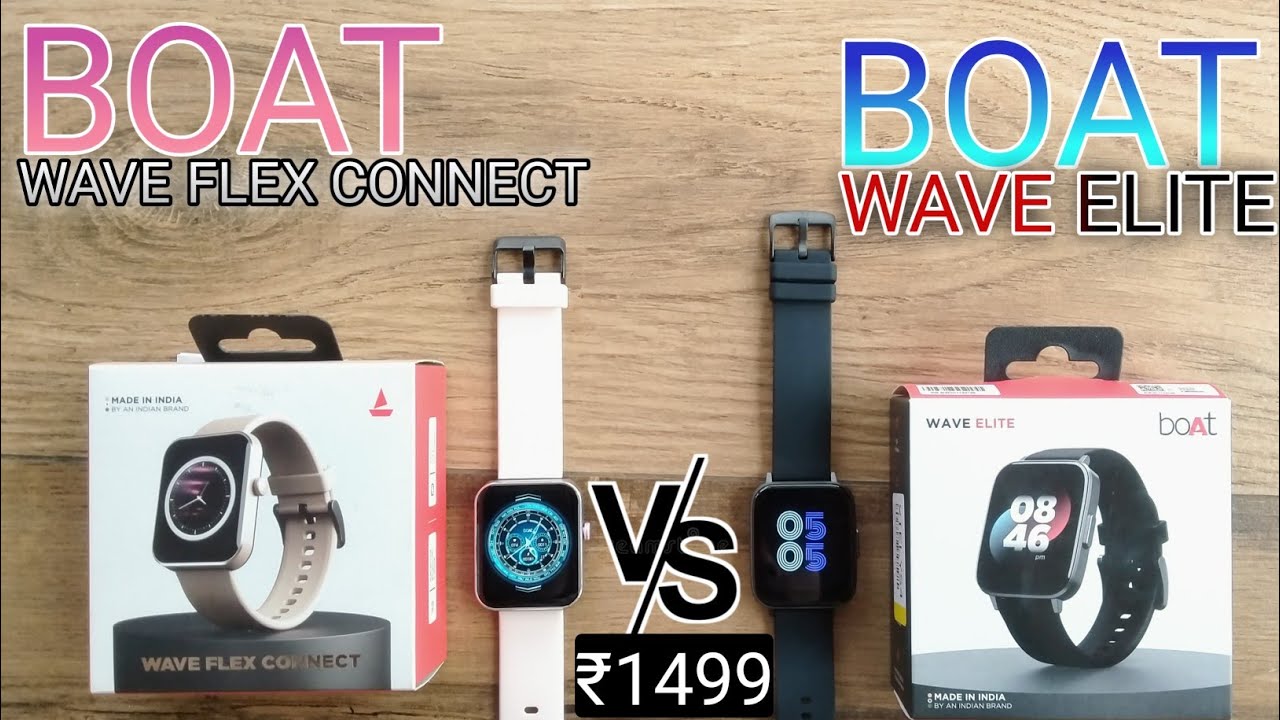 Boat Wave Elite VS Boat Wave Flex Connect Smartwatch 🔥 BEST SMARTWATCH ...