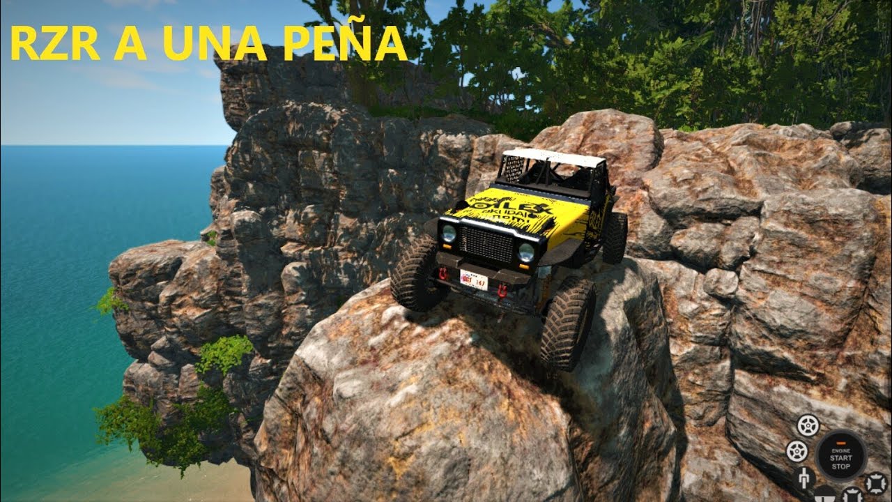 😥TRATANDO DE SUBIR A UNA PEÑA EN UN RZR EN BEAMNG / FER19 #beamng # ...