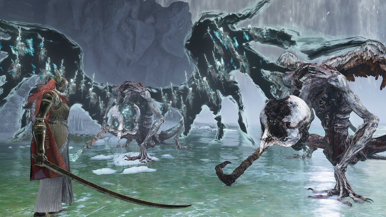 Death Bird & Death Rite Bird Vs Bosses - Elden Ring - YouTube