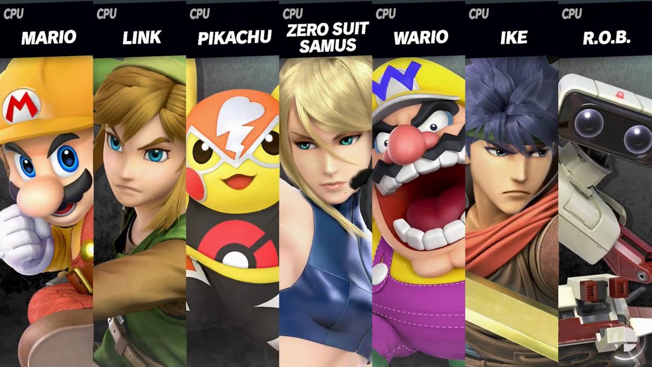 Super Smash Bros. Ultimate - Alternate Costumes Battle!! (Part 1) - YouTube