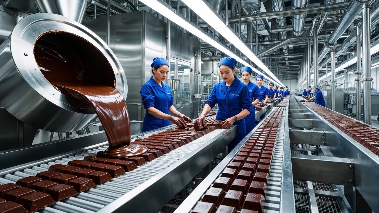 How is a Hershey’s Milk Chocolate Bar Made | Inside The Factory - YouTube