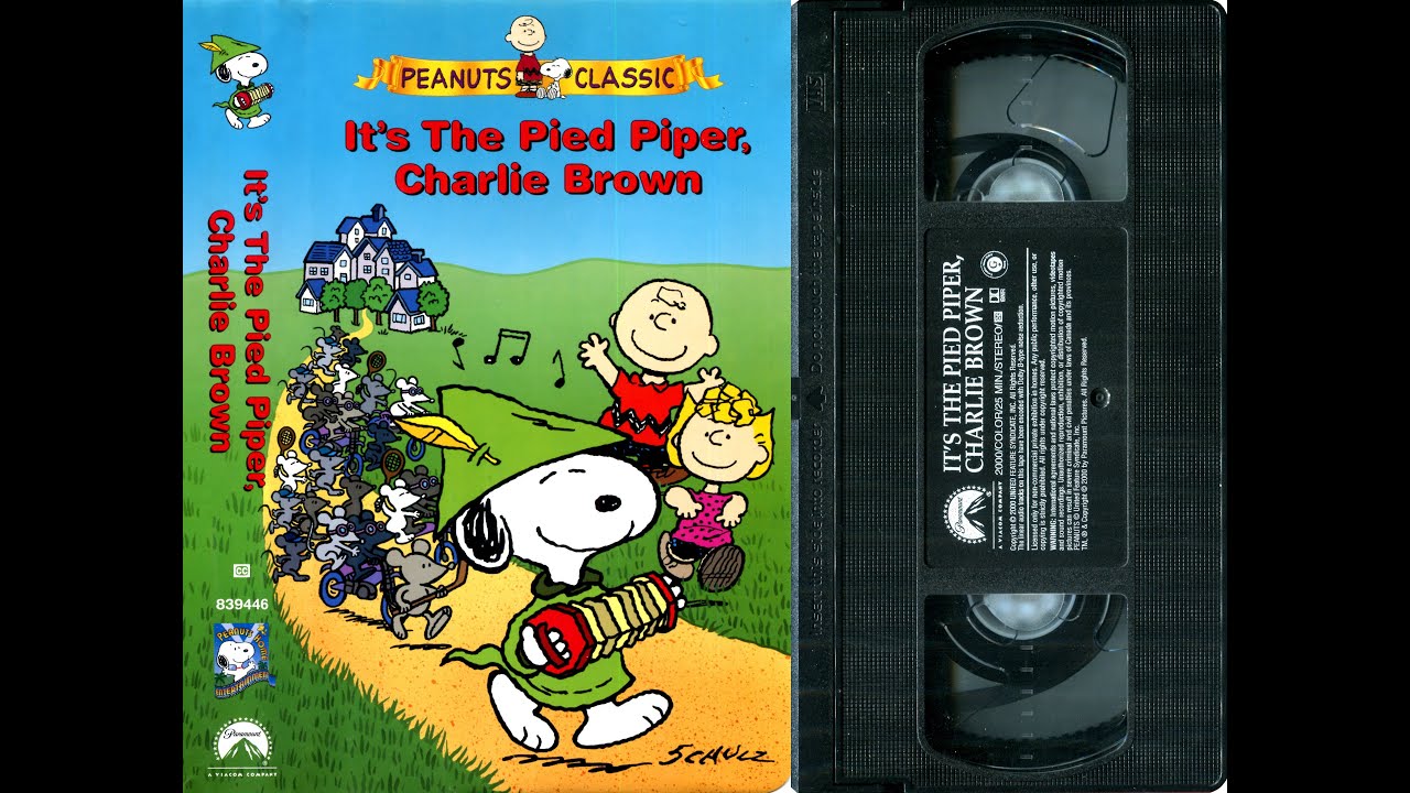 Opening to It's the Pied Piper, Charlie Brown (Canadian VHS; 2000 ...