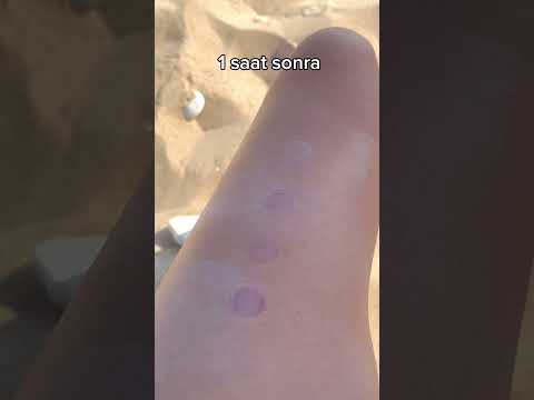 Uv stickerlar ile güneş kremi testi #reklam #cilt bakımı #güneşkremi #uvsticker