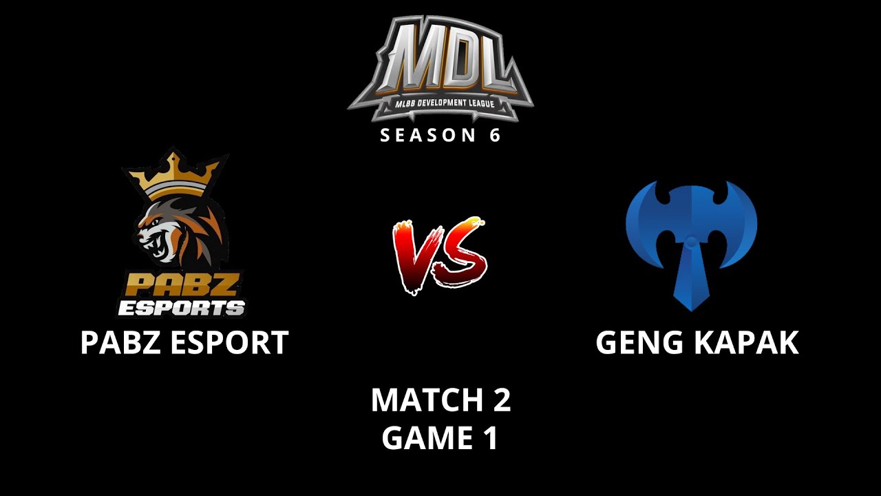 PABZ ESPORT VS GPX | MATCH 2 GAME 1 | MDL SEASON 6 #mlbbesports #mlbb # ...