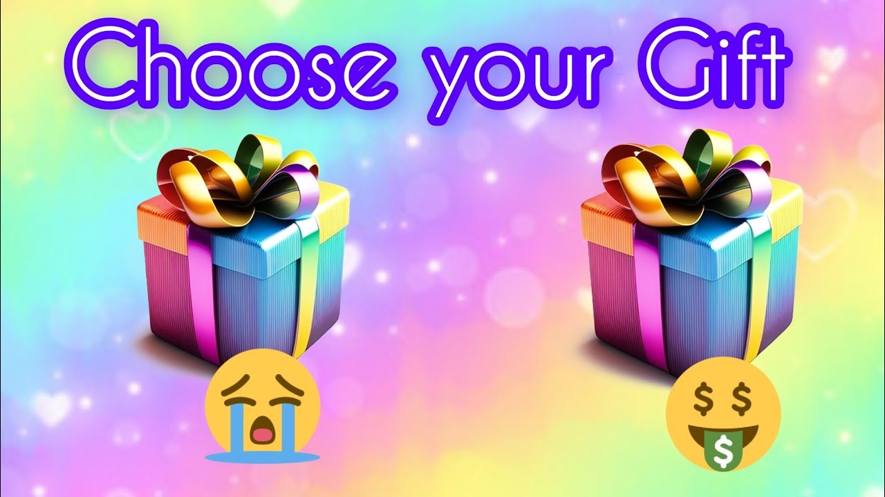 Choose your gift 🎁💝🎉 || The 2 gift box challenge|| surprising Gift box ...