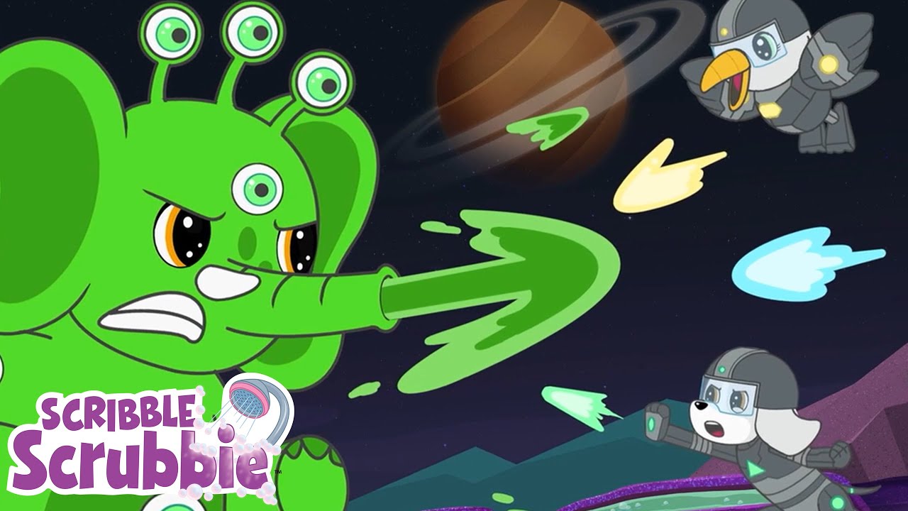 We Found An Alien Elephant! 👽🐘 Crayola Scribble Scrubbie | Funny ...