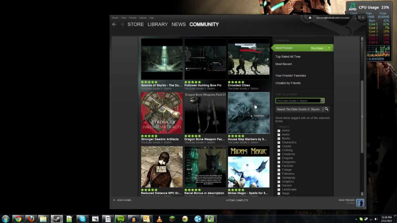 How to download mods from steam workshop for skyrim - relopcollections