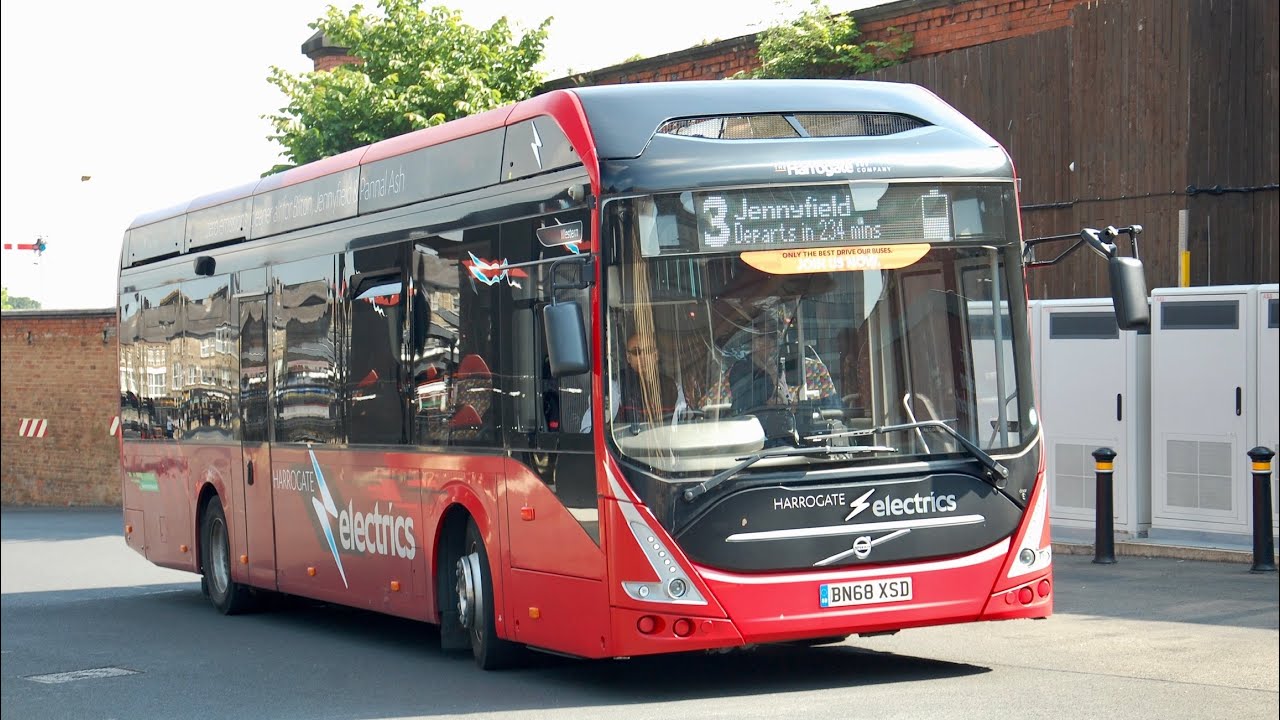 Circular Service: The Harrogate Bus Company 803 (BV18XZC) Volvo 7900E ...