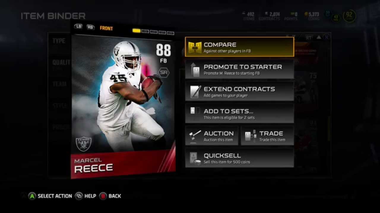 Madden 15 Ultimate Team ELITE CARD GIVEAWAY!!!!! MARCEL REECE (READ ...
