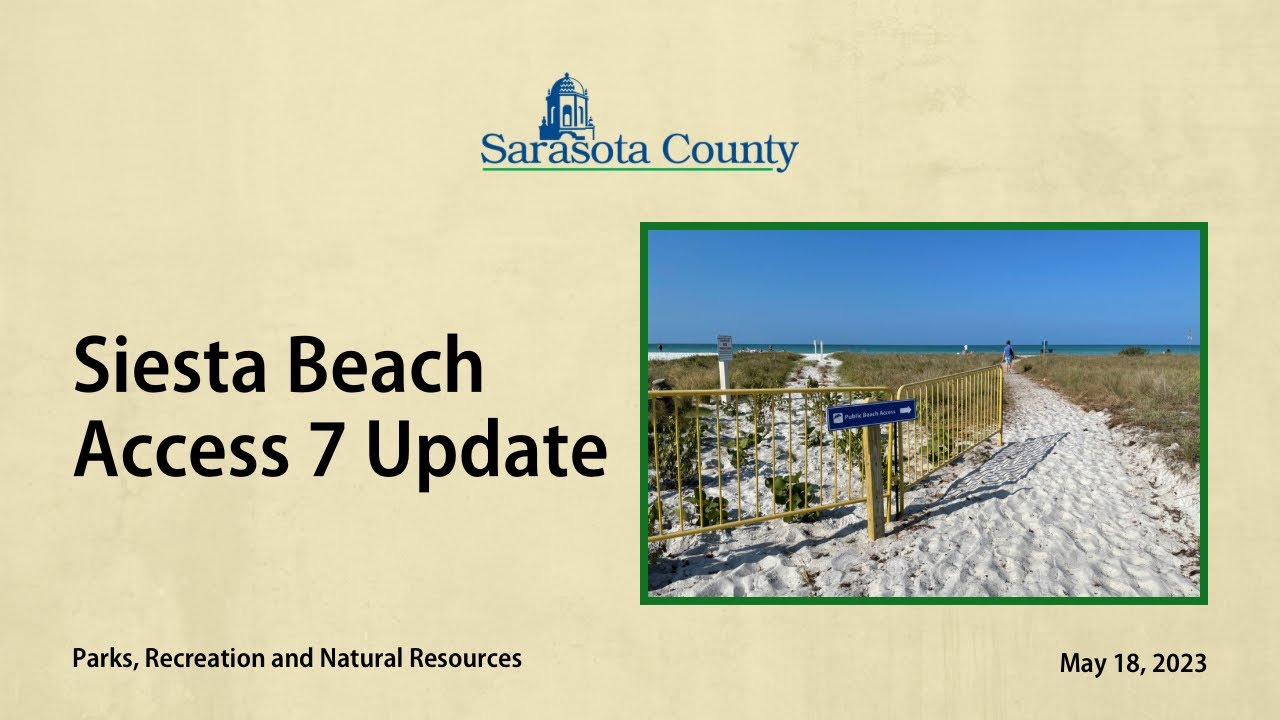 Siesta Key Beach Entrances