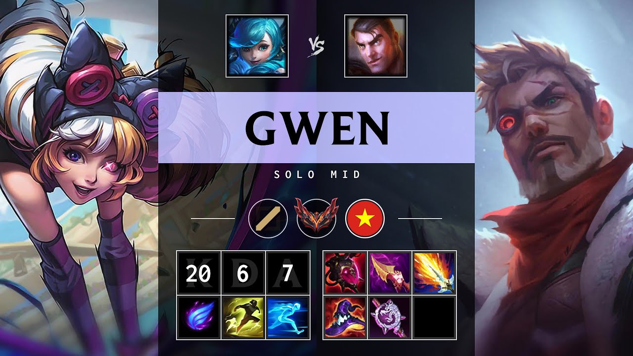 Gwen Mid Vs Jayce Vn Grandmaster Patch 25s13 Youtube 8633