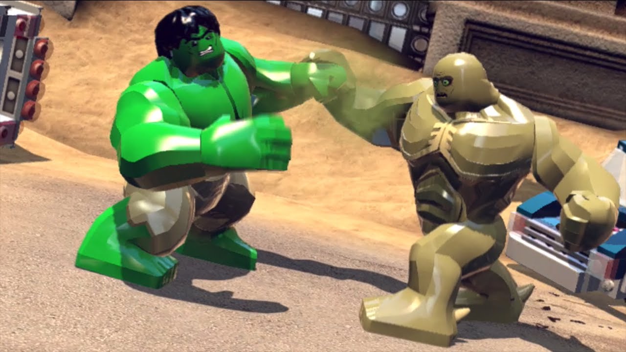 Lego Marvel Super Heroes (Xbox 360) Sand Central Station (Hulk vs ...