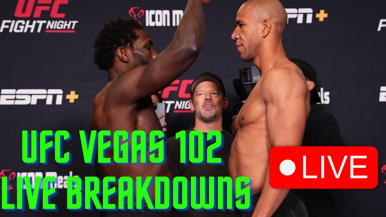 UFC VEGAS 102 Cannonier vs Rodrigues Last Min Breakdowns Livestream ...