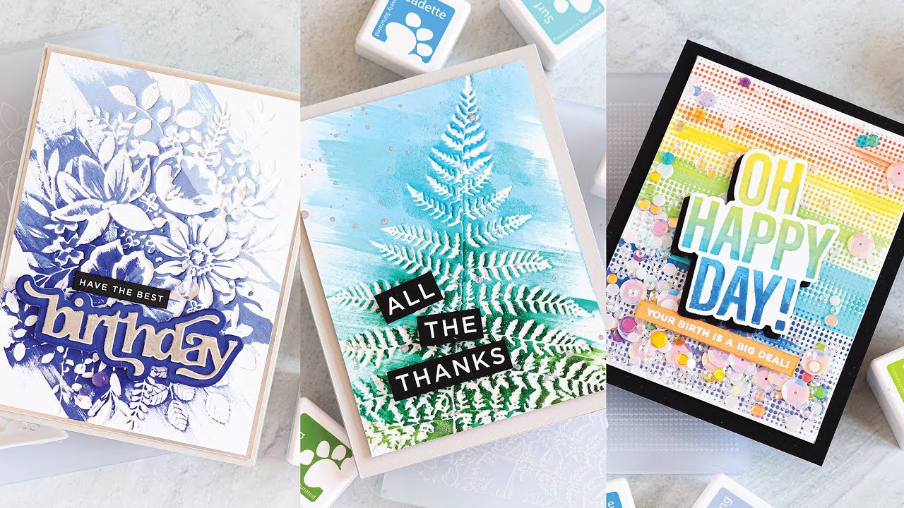 MUST TRY Technique with Ink Cubes! Studio Monday with Nina-Marie - YouTube