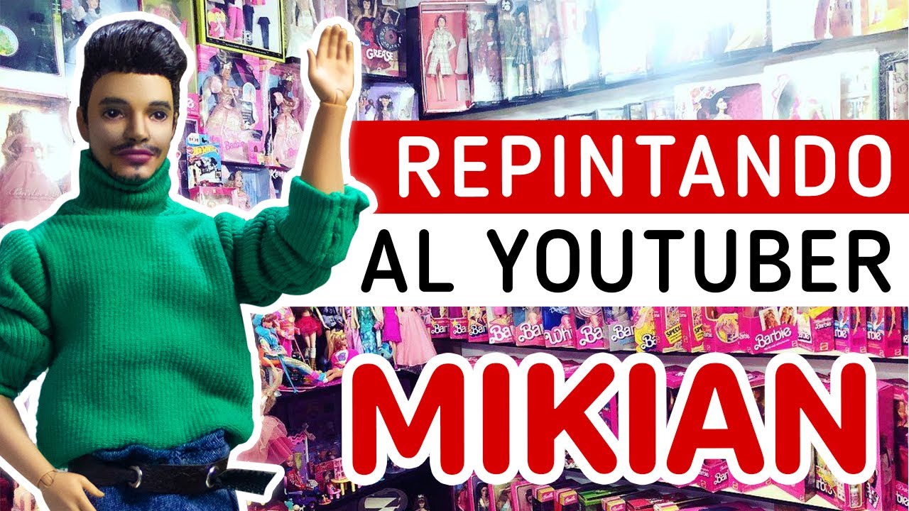 MikiAn - Repintando al Youtuber Doll repaint - Doll custom - Eutimio ...
